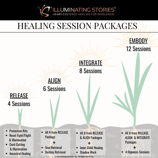 Now Offering: Healing Session Packages! | Illuminating Stories®, LLC